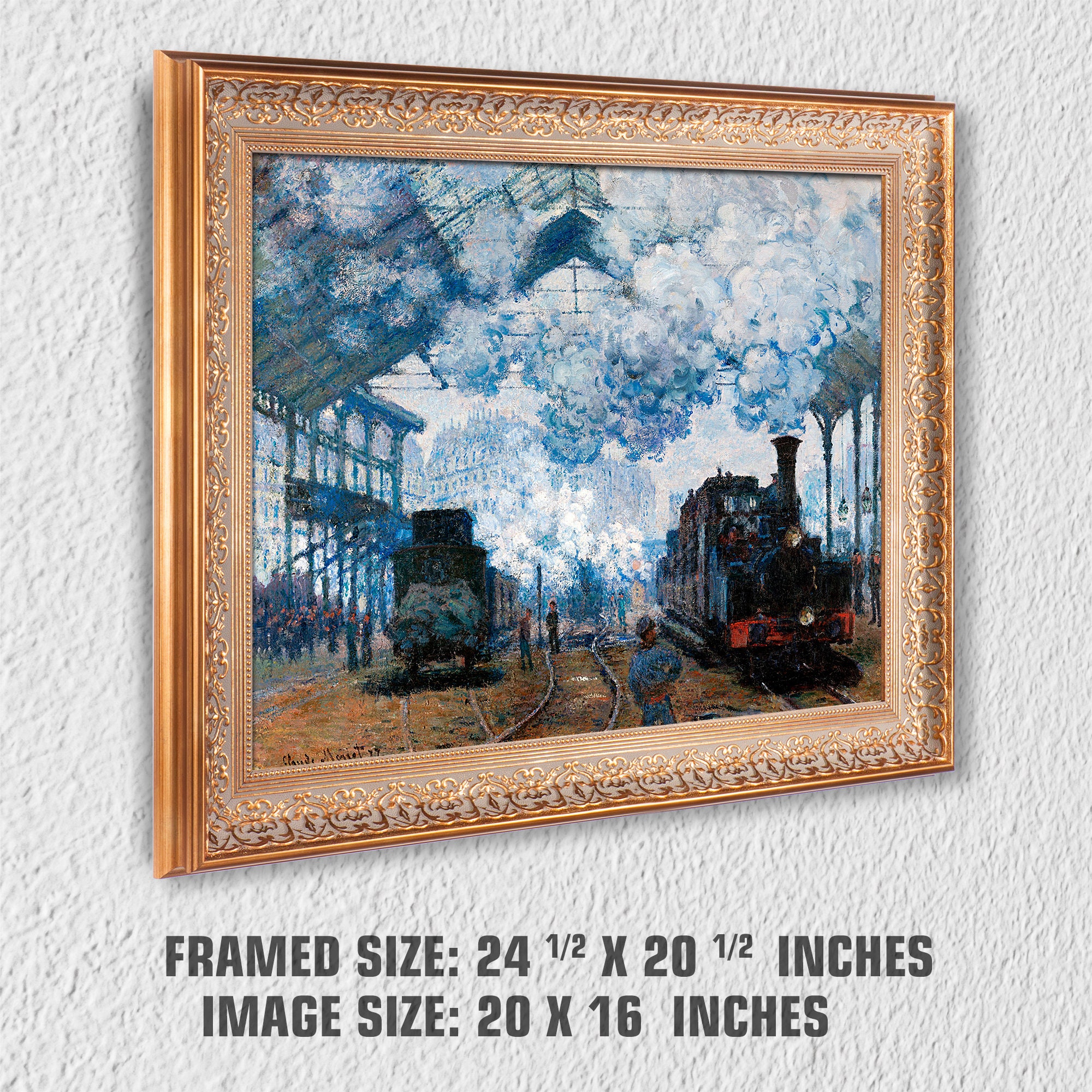 The Gare Saint-lazare: Arrival of a Train by Claude Monet the World ...