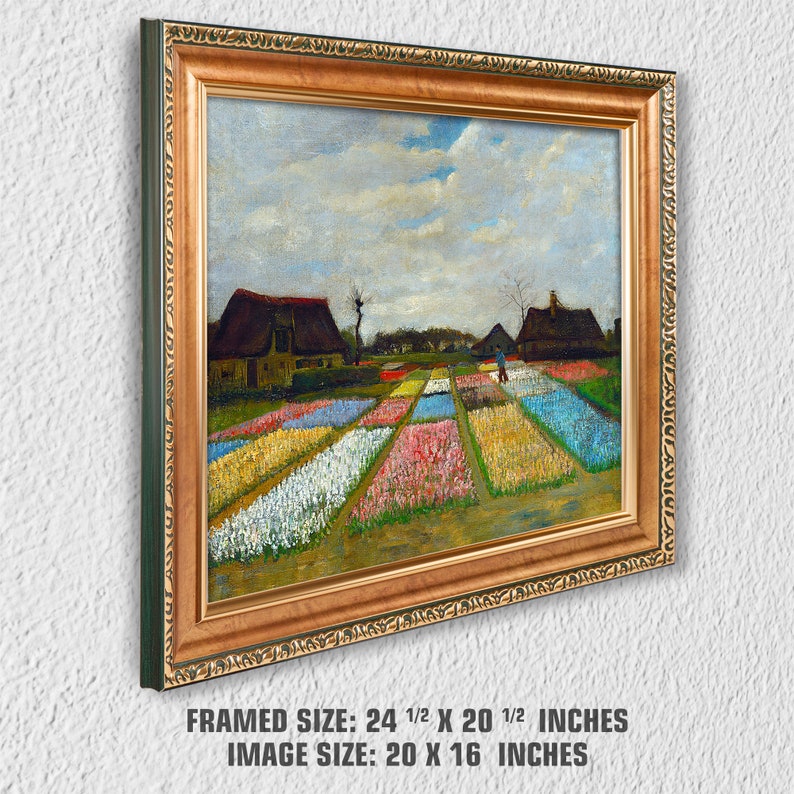 Bulb Fields by Vincent Van Gogh. the World Classic Art - Etsy