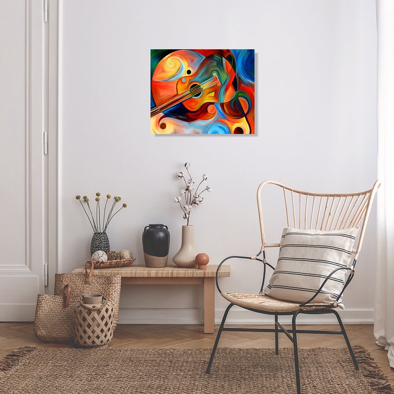 Music and Rhythm Abstract Art Giclee Canvas Prints Wall Art - Etsy