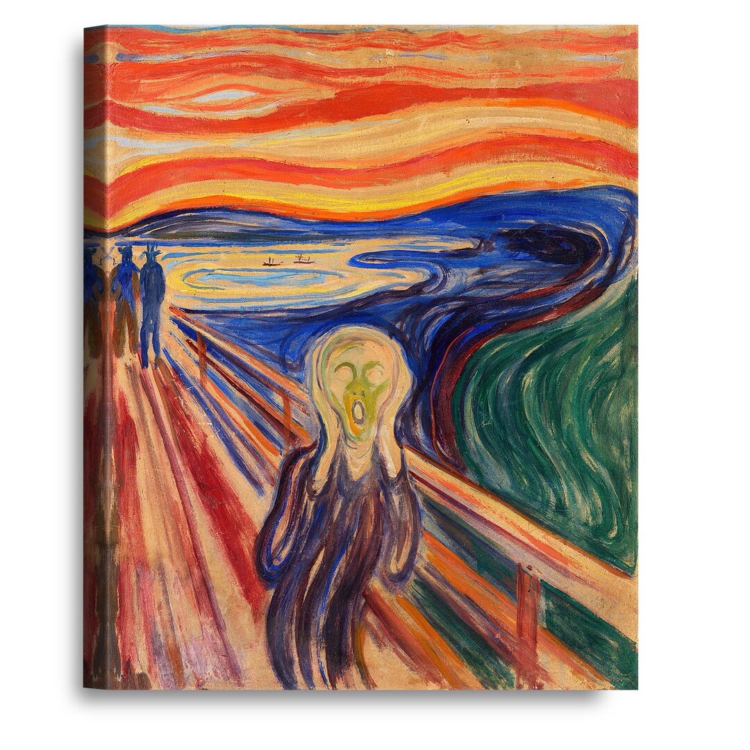 The Scream by Edvard Munch Abstract Art Giclee Canvas Prints Wall Art ...