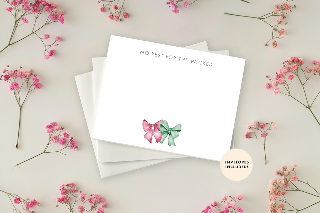 Wicked-inspired Personalized Notecard Set | Stationery Cards | Musical ...