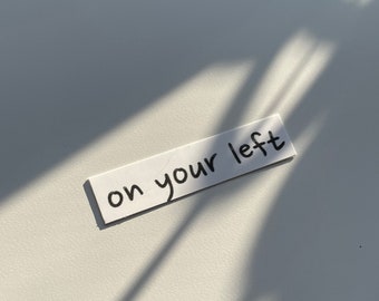 On Your Left - Etsy