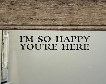 Happy You're Here | Etsy