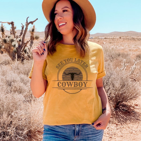 Cowboy T Shirt - Etsy