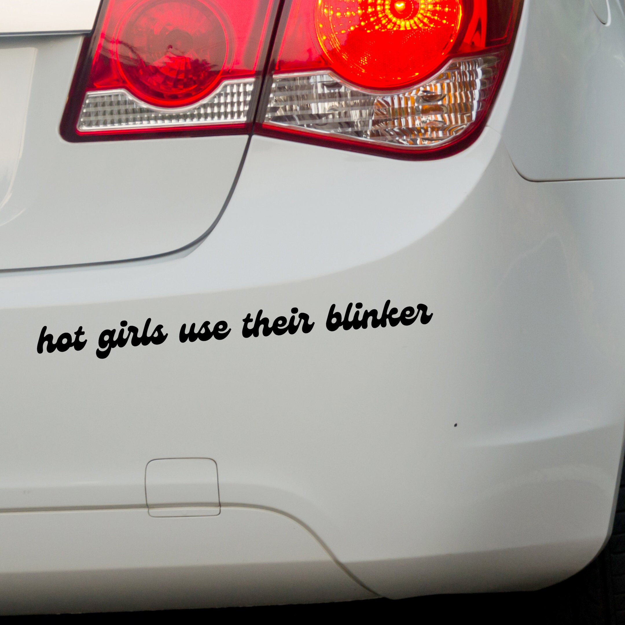 Hot Girls Use Their Blinker Bumper Sticker - Etsy