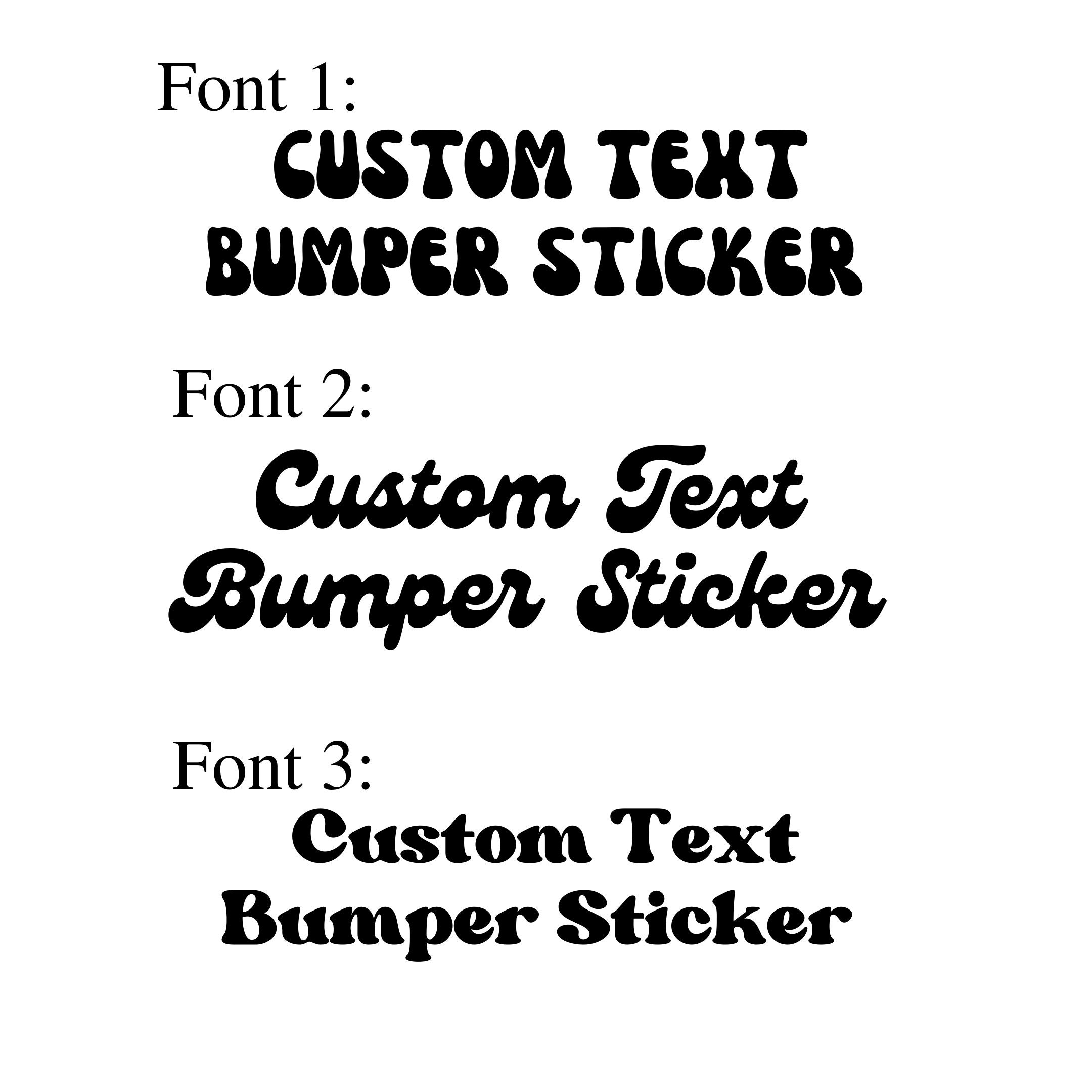 Custom Retro Inspired Bumper Sticker Personalized Decal - Etsy