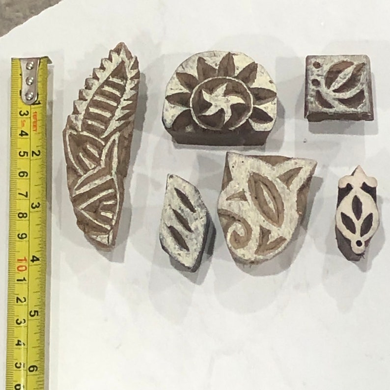 Various Pieces of PRINTING Block | Hand Carved Wooden Block/ Stamp ...