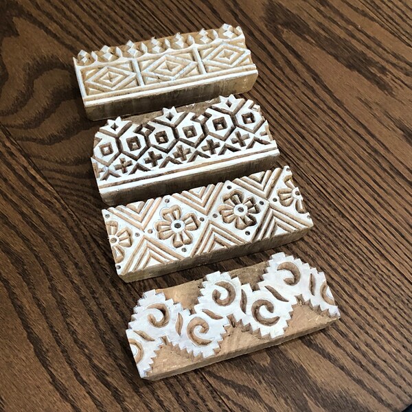 Wooden Block Stamps - Etsy