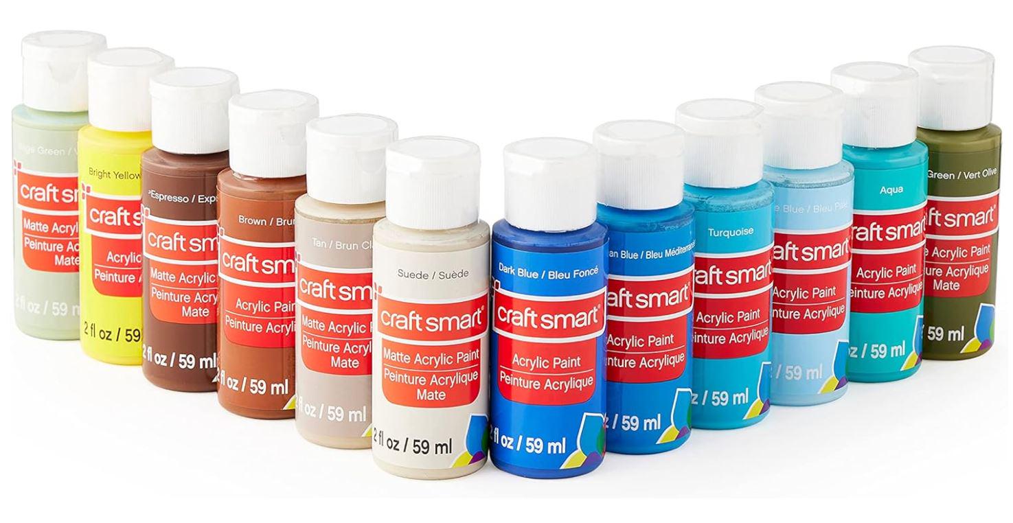 Acrylic Paint Value Pack by Craft Smart 12 Assorted Color - Etsy