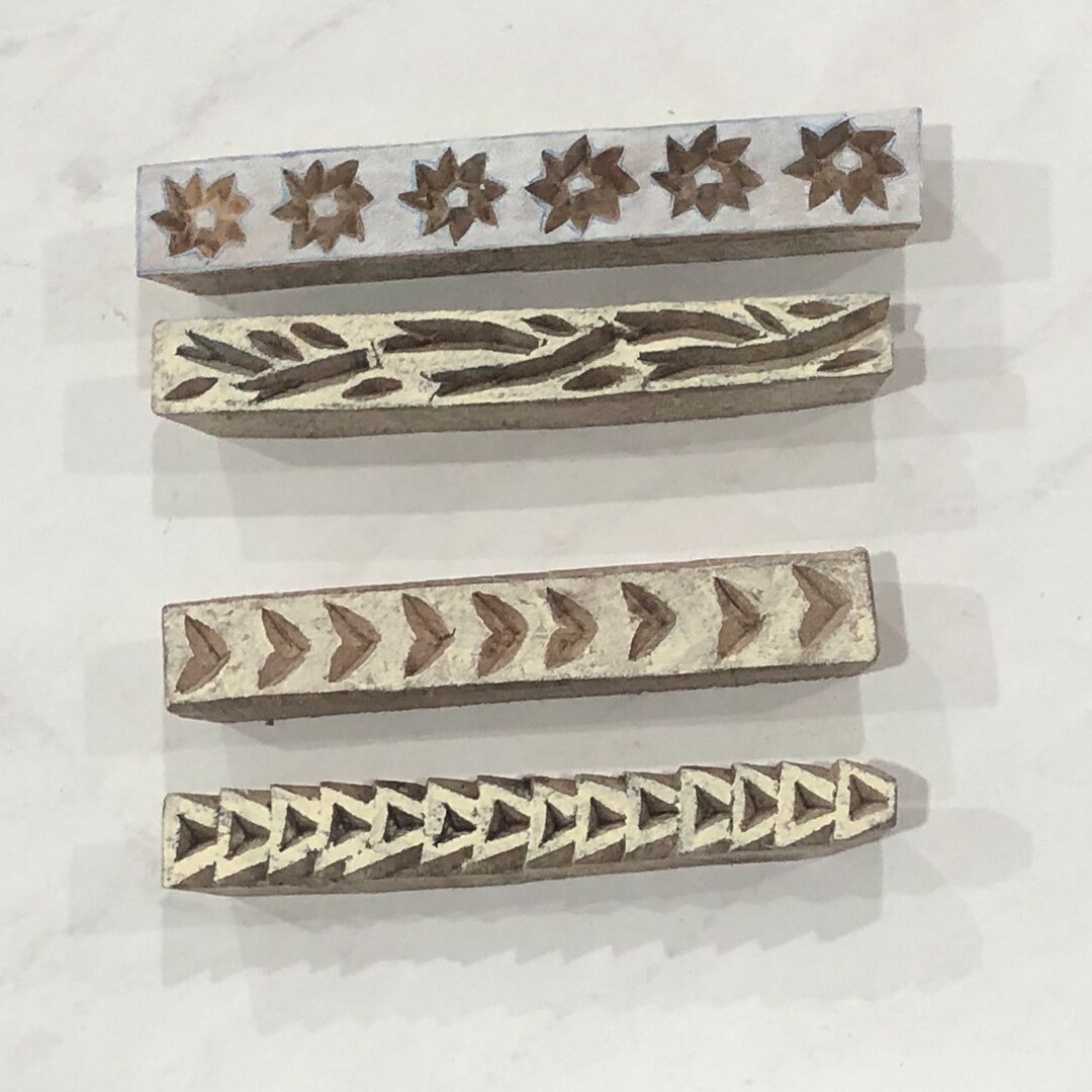 Various Pieces of PRINTING Block | Hand Carved Wooden Block/ Stamp ...