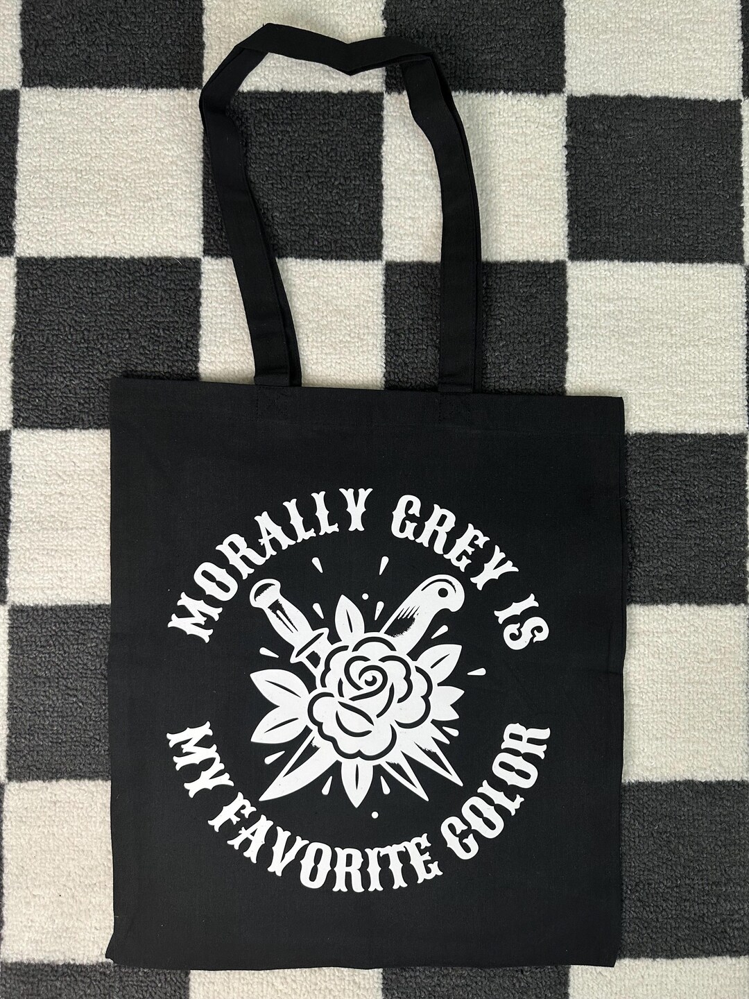Morally Grey is My Favorite Color Tote Bag | Booktok Tote Bag | Book ...