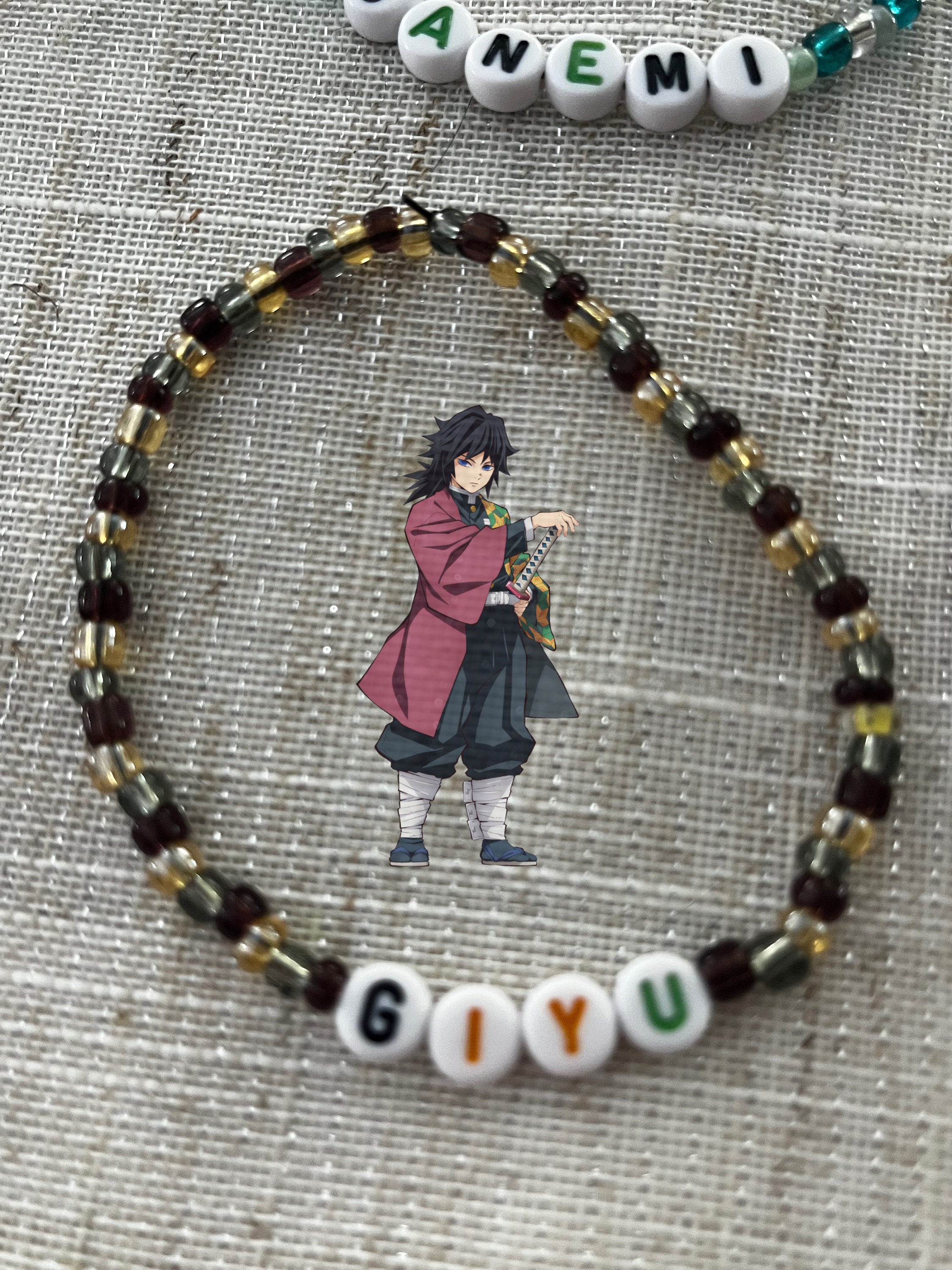 Crystal Hashira Slayer Bracelet: Anime Cosplay Jewelry - Etsy