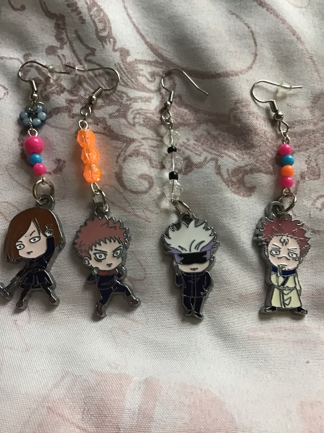 Jujutsu Kaisen Earrings: Handmade Anime Jewelry - Etsy