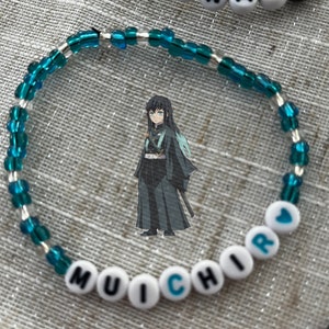 Crystal Hashira Slayer Bracelet: Anime Cosplay Jewelry - Etsy