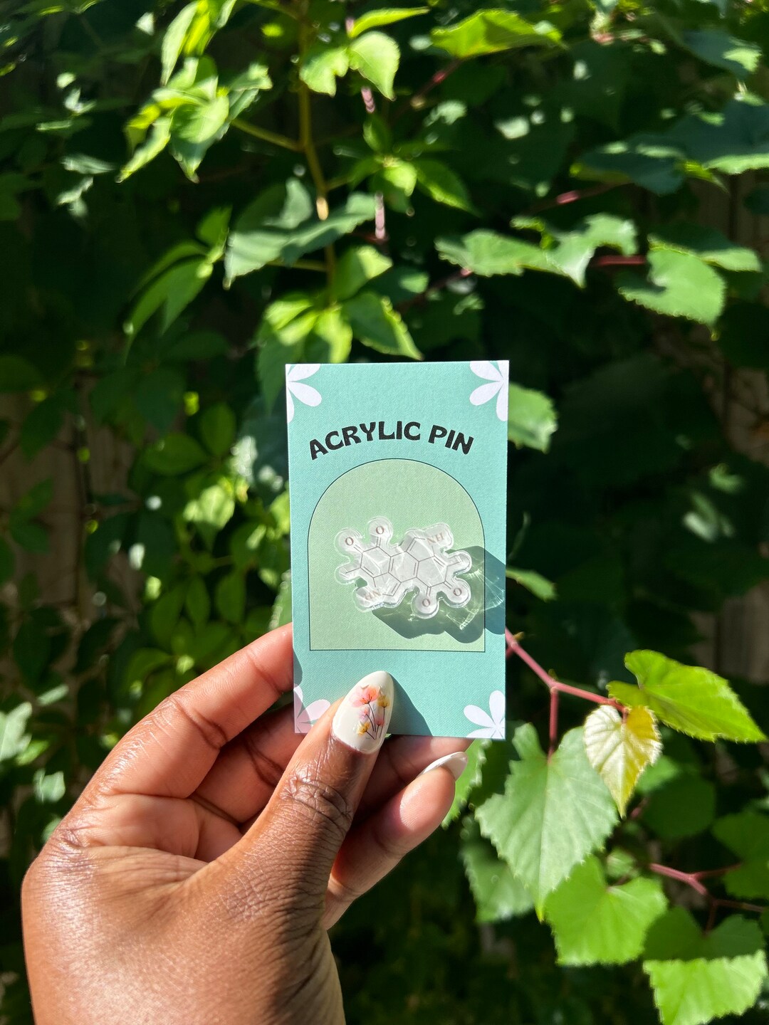 Melanin Acrylic Pin/acrylic/pin/mini Buttons/ Mini Pins - Etsy