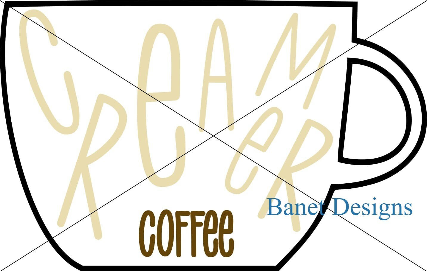 Creamer With My Coffee Svg, Cricut Svg, Silhouette Svg, Coffee, Cut ...