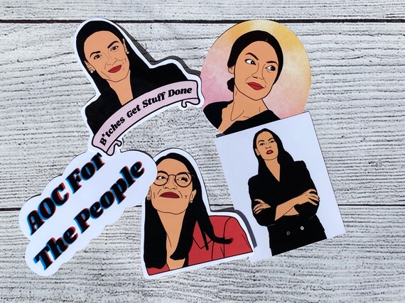 AOC Mini Sticker Pack Alexandria Ocasio-cortez Sticker Pack - Etsy