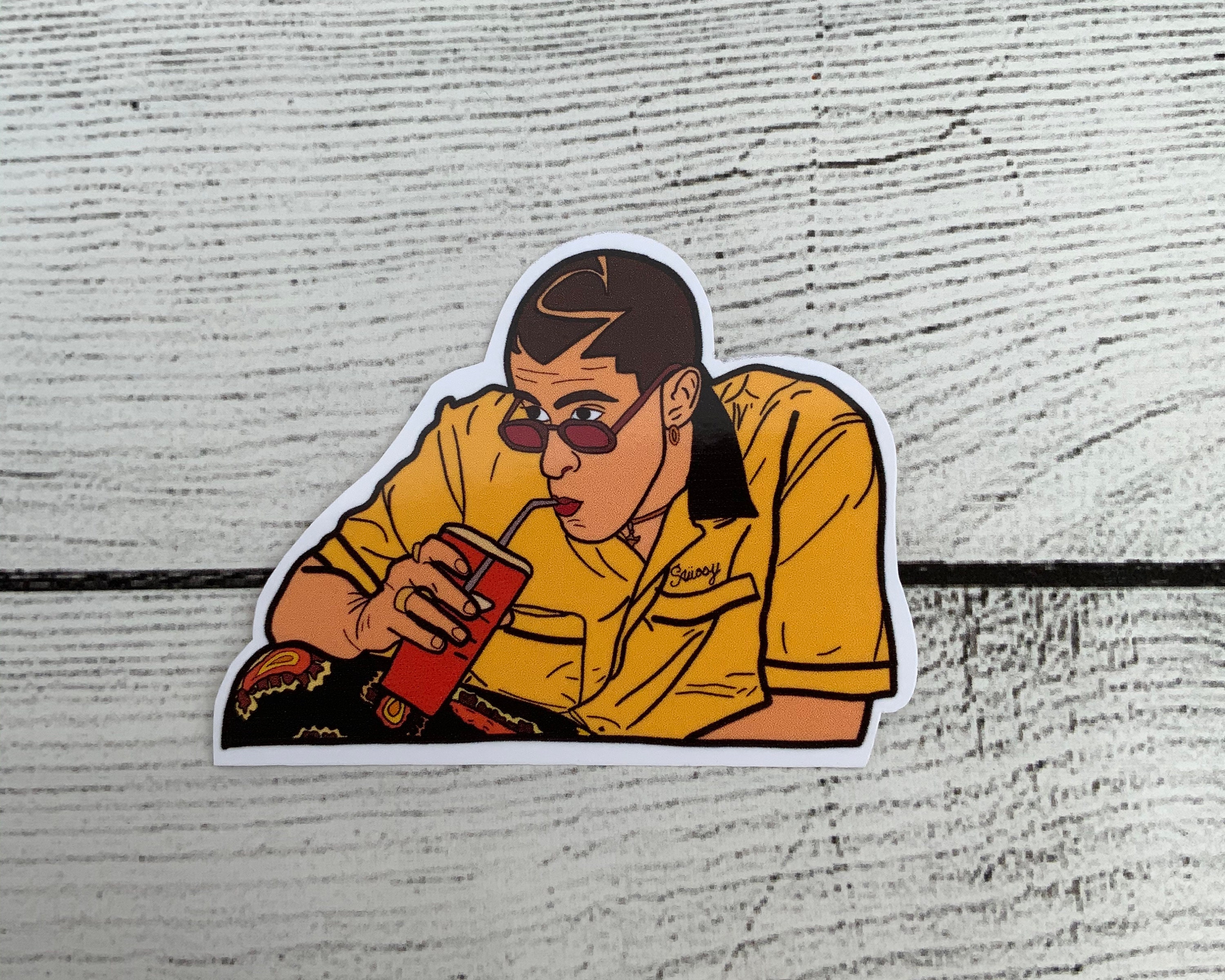 Bad Bunny Mini Sticker Pack | Etsy