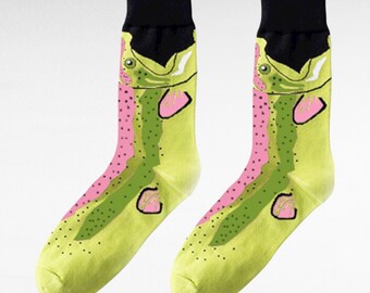 Funny Fish Socks - Etsy