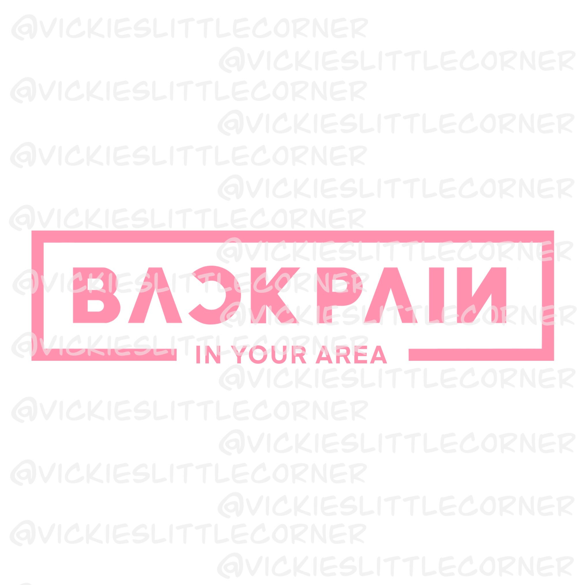 KPOP Back Pain Digital File - Etsy