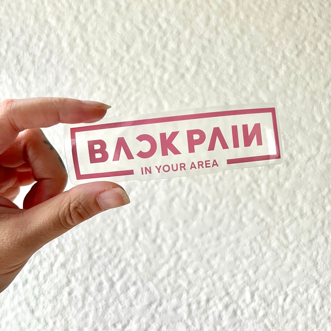 Back Pain STICKERS (transparent) - Etsy