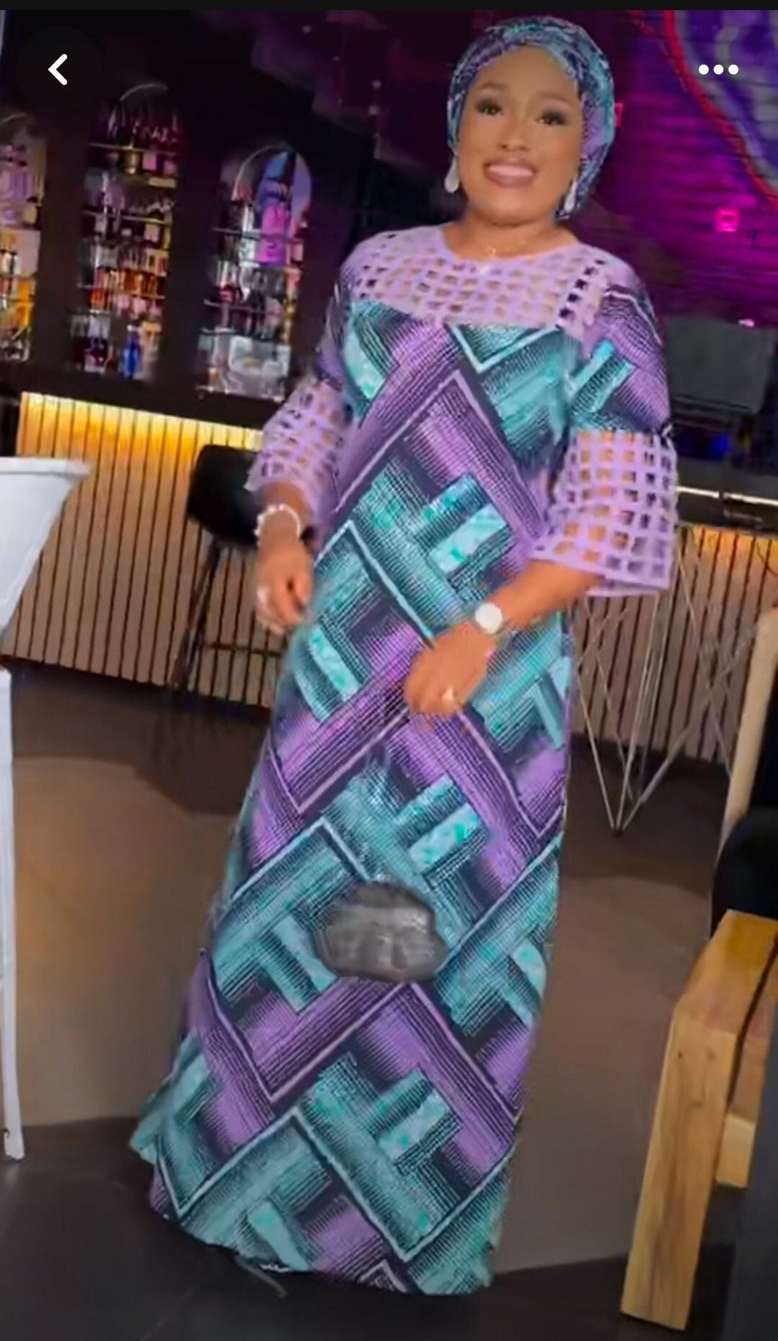 Boubou Dress,free Down, Adire Dress, 2piece Dress, Wedding Gown, Prom ...