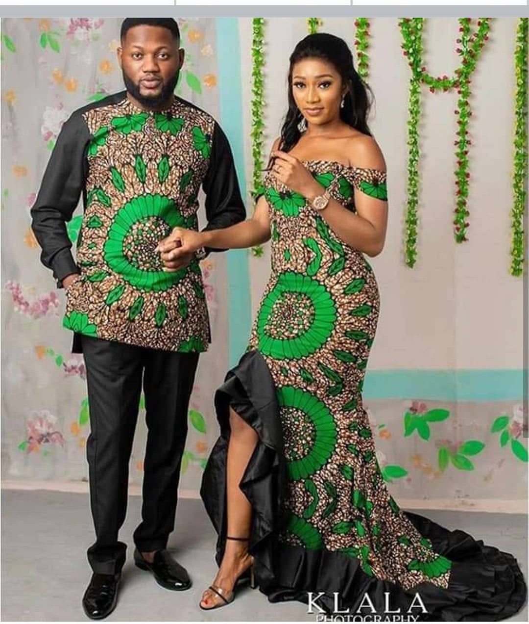 Couples Wedding Outfits, Nigerian Couple's Wears, Handmade Wears ...