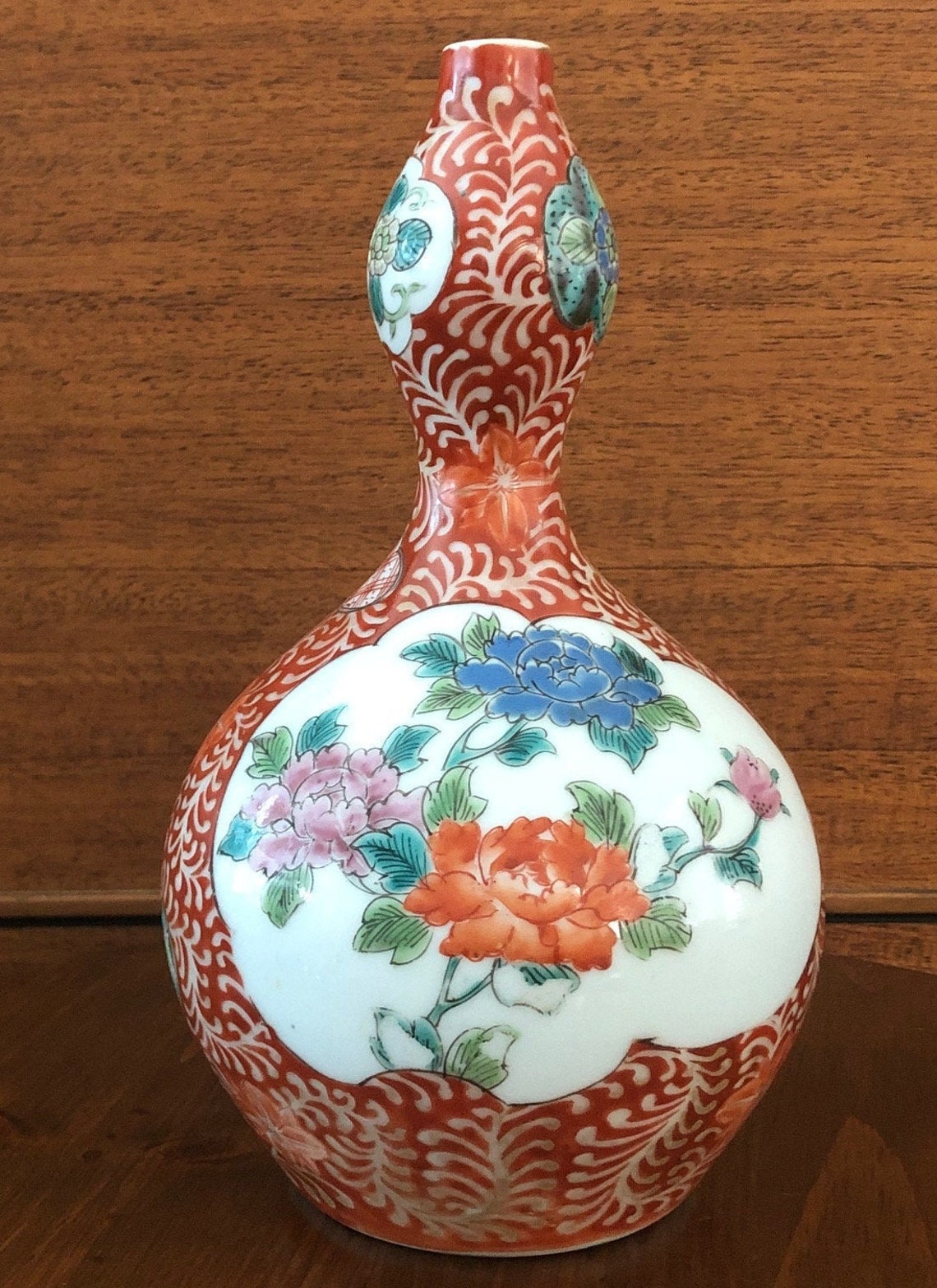 Red Double Gourd Vase - Etsy