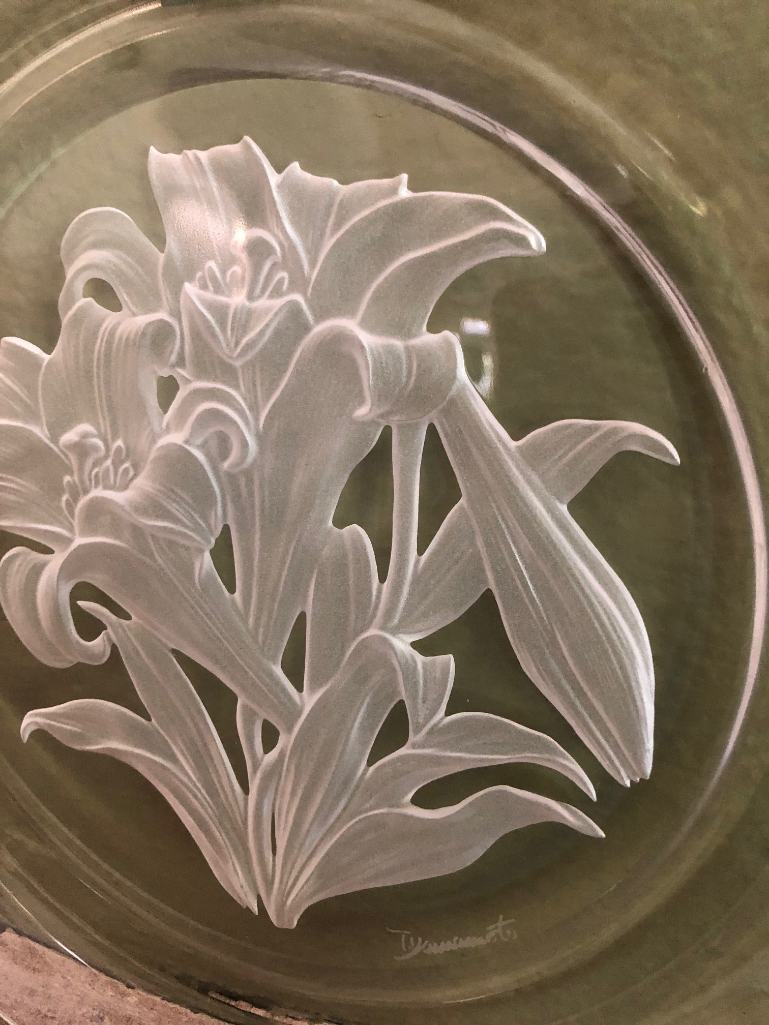 Hoya Crystal Plate Flower of the Month - Lilies - Etsy
