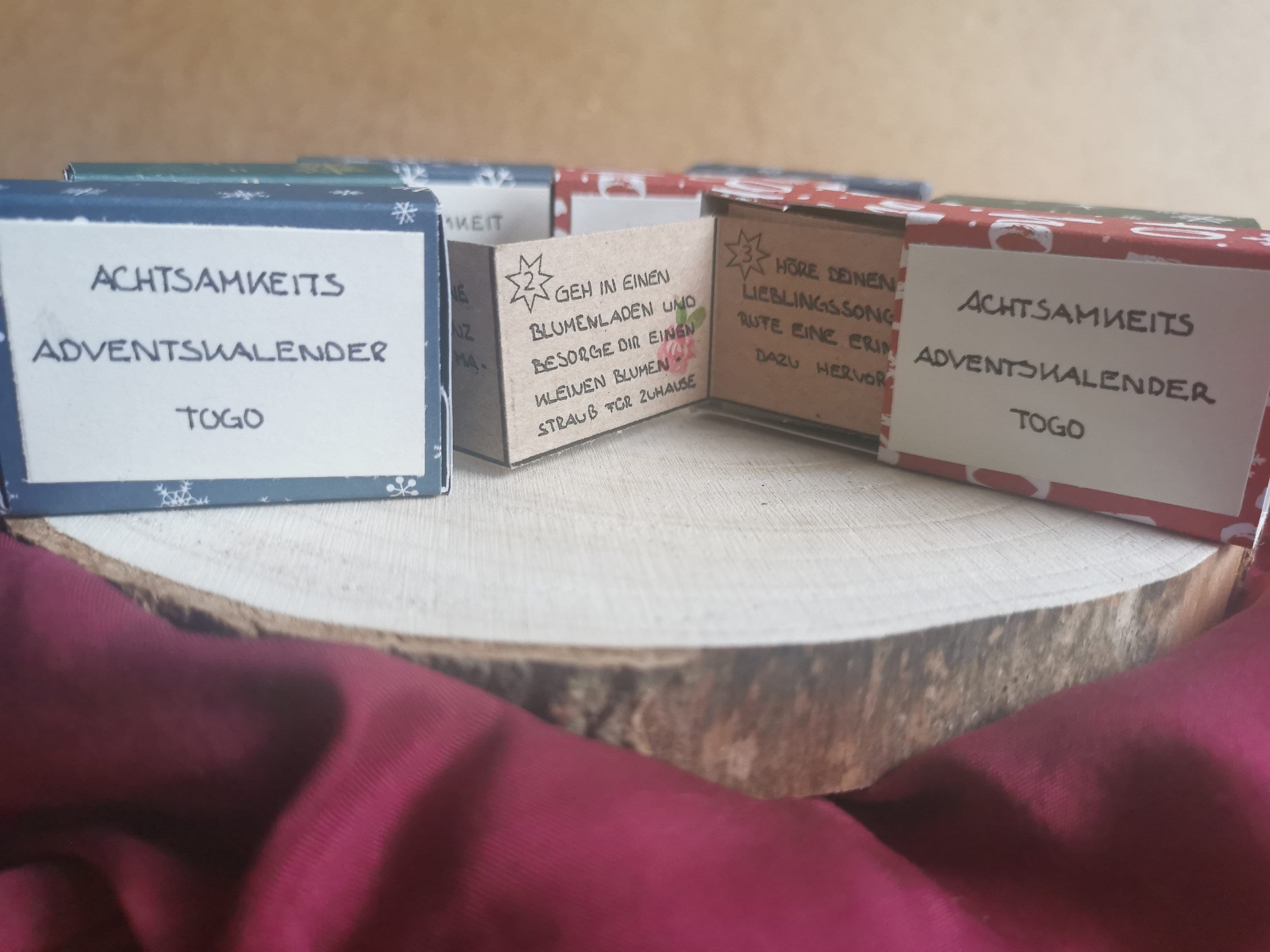 Mindfulness Advent Calendar to Go / With New Tasks - Etsy
