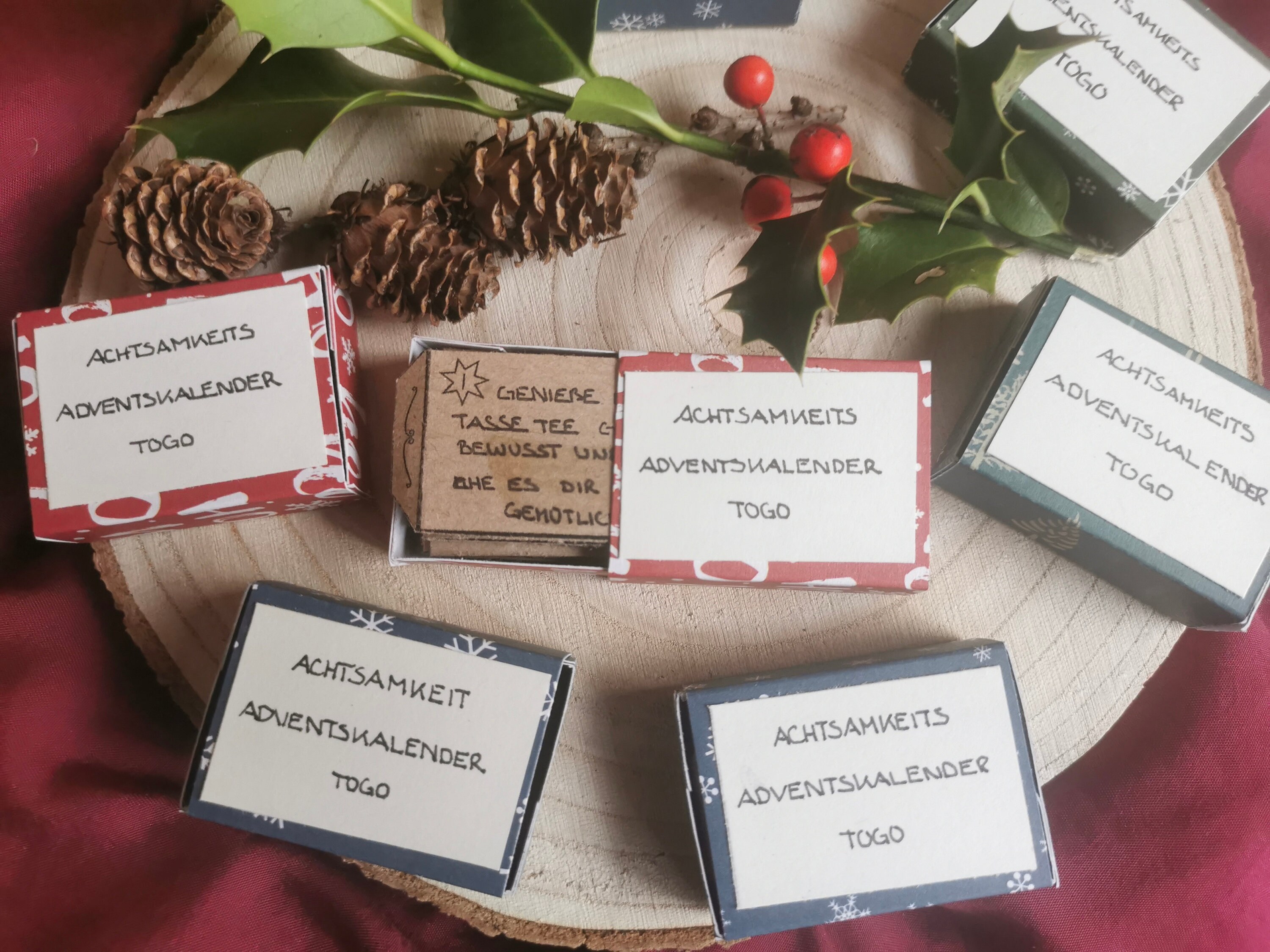 Mindfulness Advent Calendar to Go / With New Tasks - Etsy