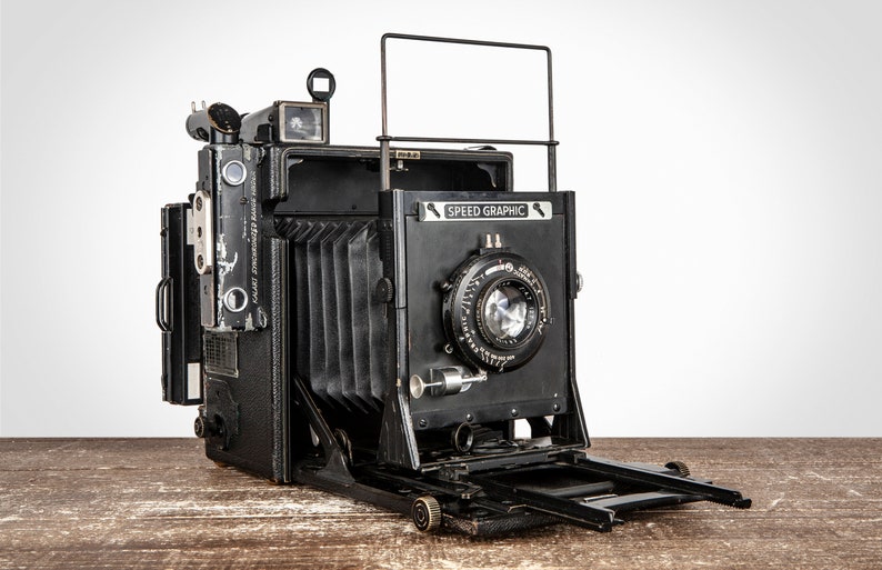 Graflex Speed Graphic 4x5 Large Format Press Film Camera with | Etsy