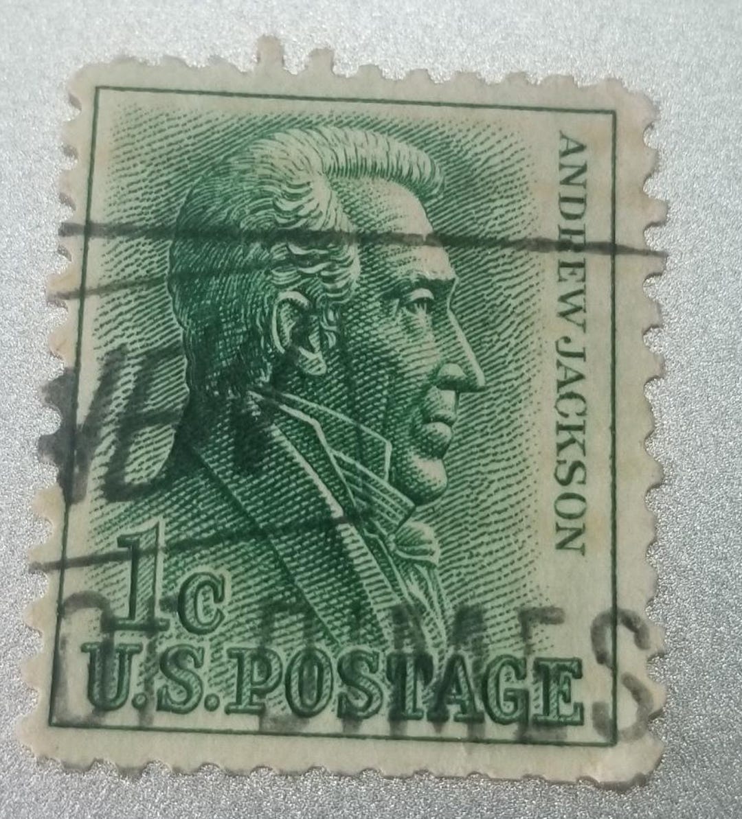 Rare Green Andrew Jackson 1 Cent Stamp, 50% off With Promo Code!! - Etsy