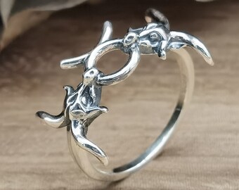 Biker Ring 925 | Etsy