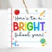 School Tag Printable Back to School Bright School Year Meet the Teacher ...