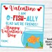 Valentine Gift Tag - Printable - Goldfish - Instant Download - Etsy