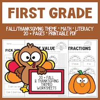 Thanksgiving Homeschool Unit With Printables, Activities, Mini Book for ...
