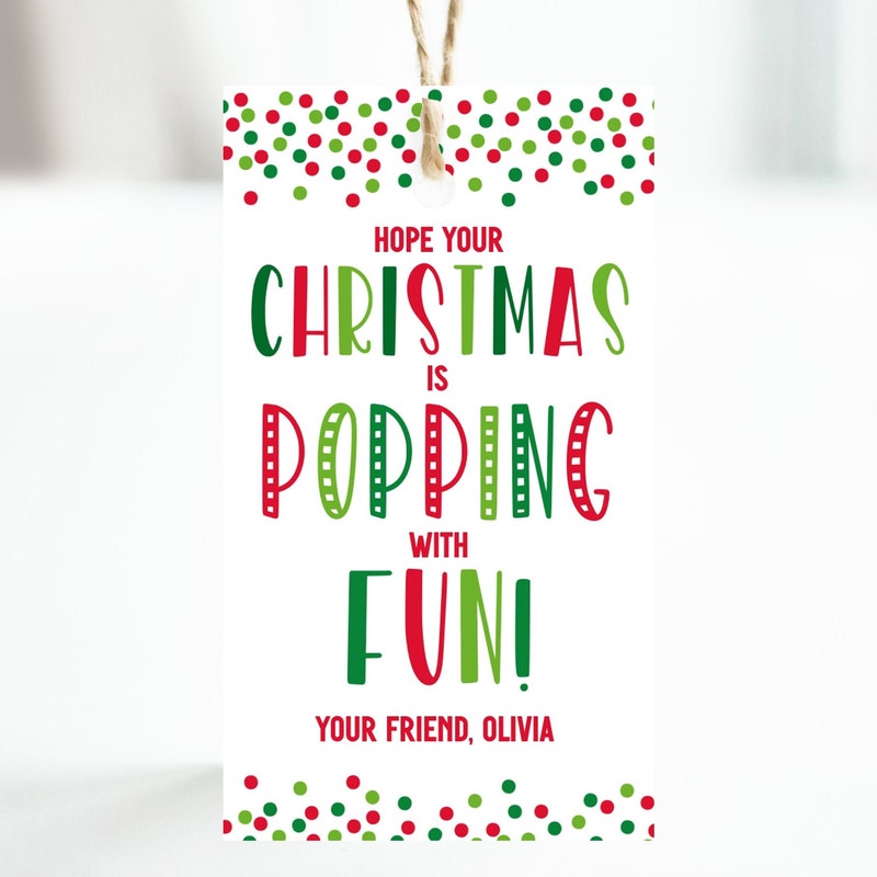 Christmas Popcorn - Etsy