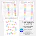 Editable Kids Reward Bucks and Chart - Printable - Reward Bucks - Chore ...