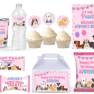 Puppy Birthday Party - Bundle - Package - Kit - Editable - Printable - Etsy