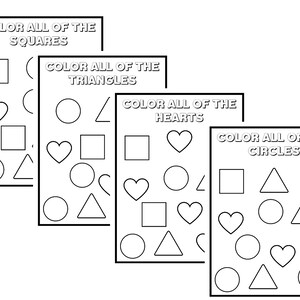 Printable Worksheets Shapes Alphabet Numbers Kindergarten Preschool ...