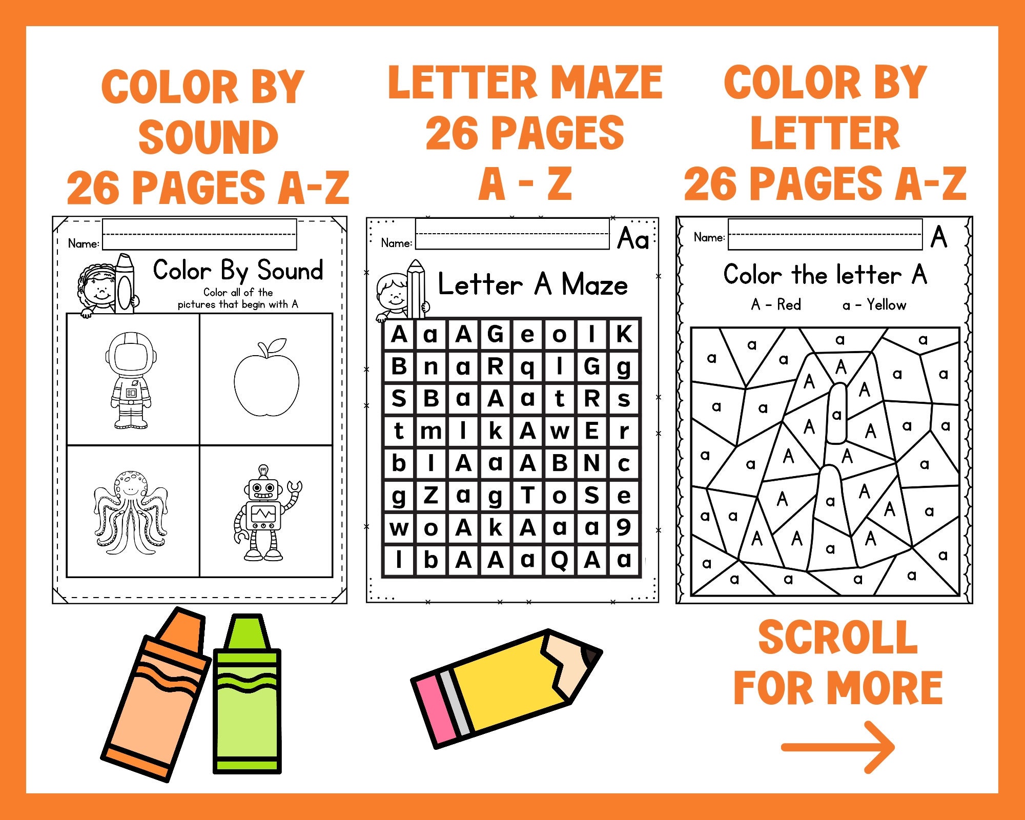 Letter of the Week - Printable - Alphabet Worksheets - Phonics ...