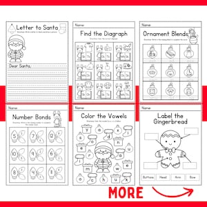 Kindergarten Worksheets - Printable - Homeschool - Teacher Resources ...