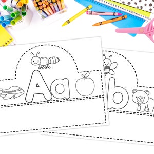 Printable Alphabet Crowns - Prek - Kindergarten - Homeschool - Teacher ...