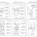 Read and Color - Kindergarten - First Grade - Worksheets - Printable ...