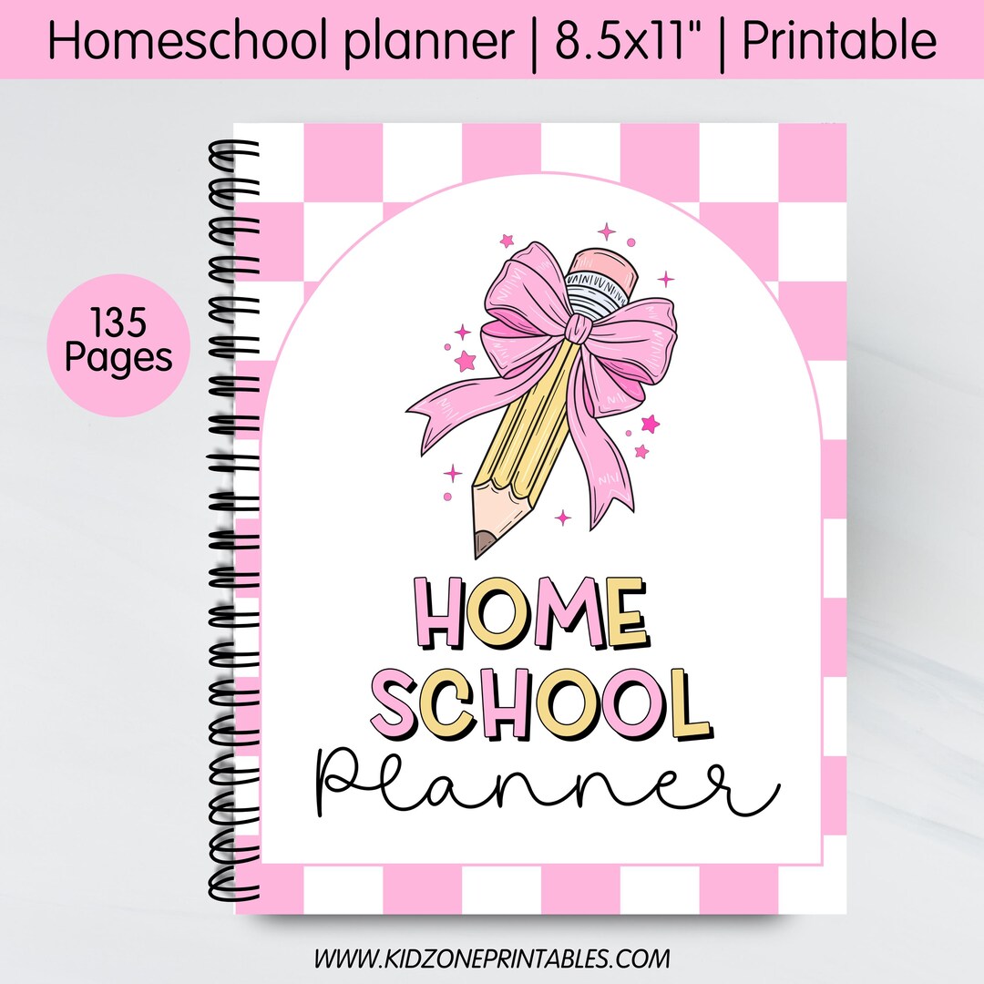 Homeschool Planner - Printable - Lesson Planner - Weekly Planner ...