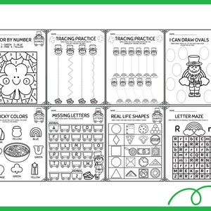 Preschool Pack - Printable - March - Math - Letters - Instant Download ...