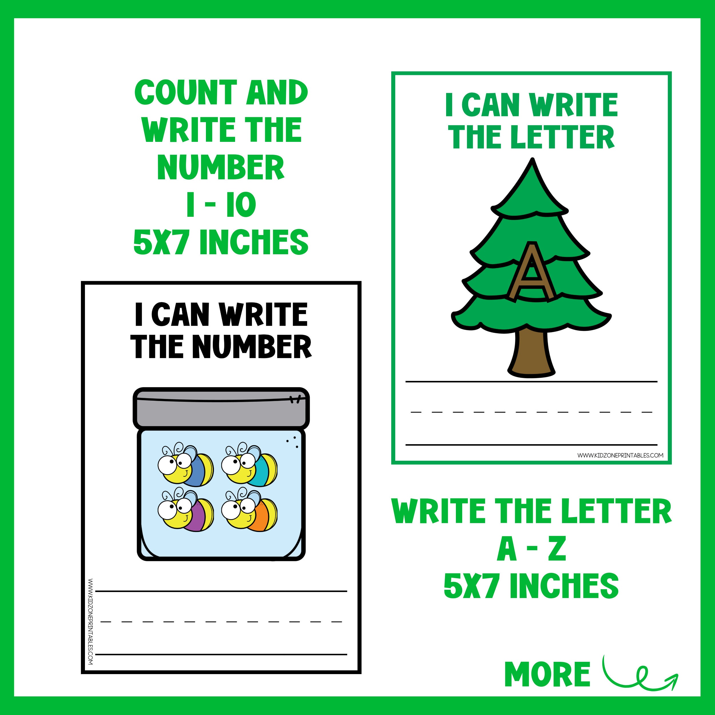 Printable Activities - Camping - Letters - Counting - Numbers - Shapes ...