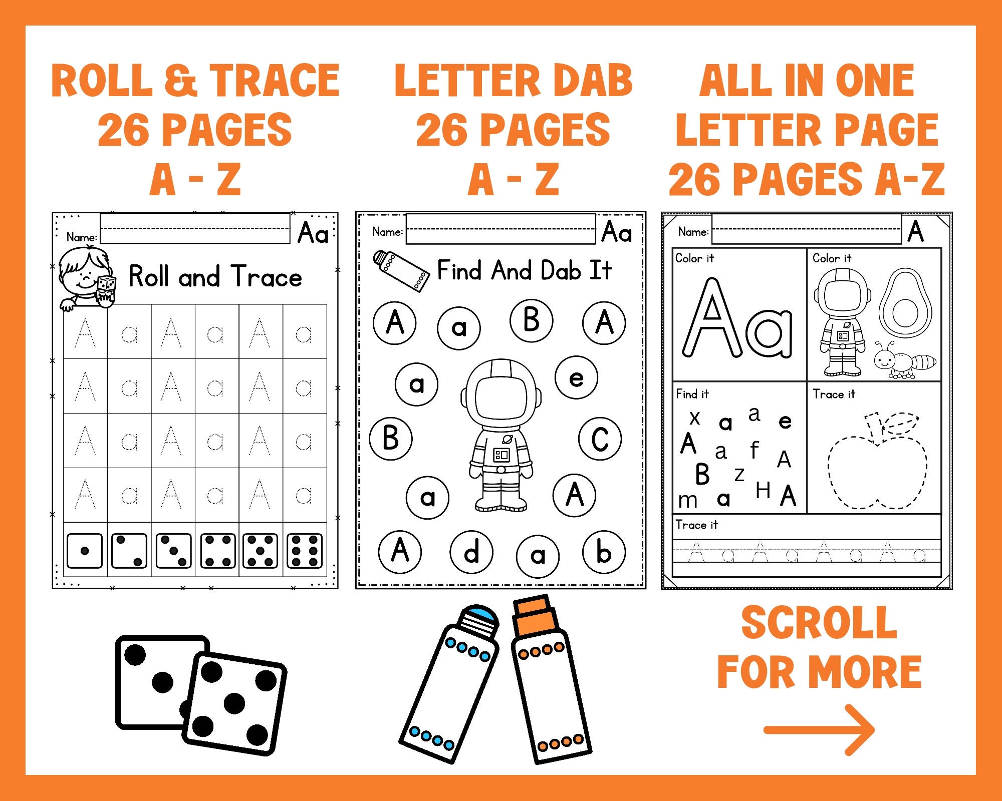 Letter of the Week - Printable - Alphabet Worksheets - Phonics ...
