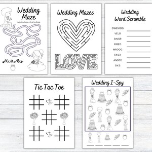 Wedding Activity - Printable - Instant Download - Kids Wedding Activity ...